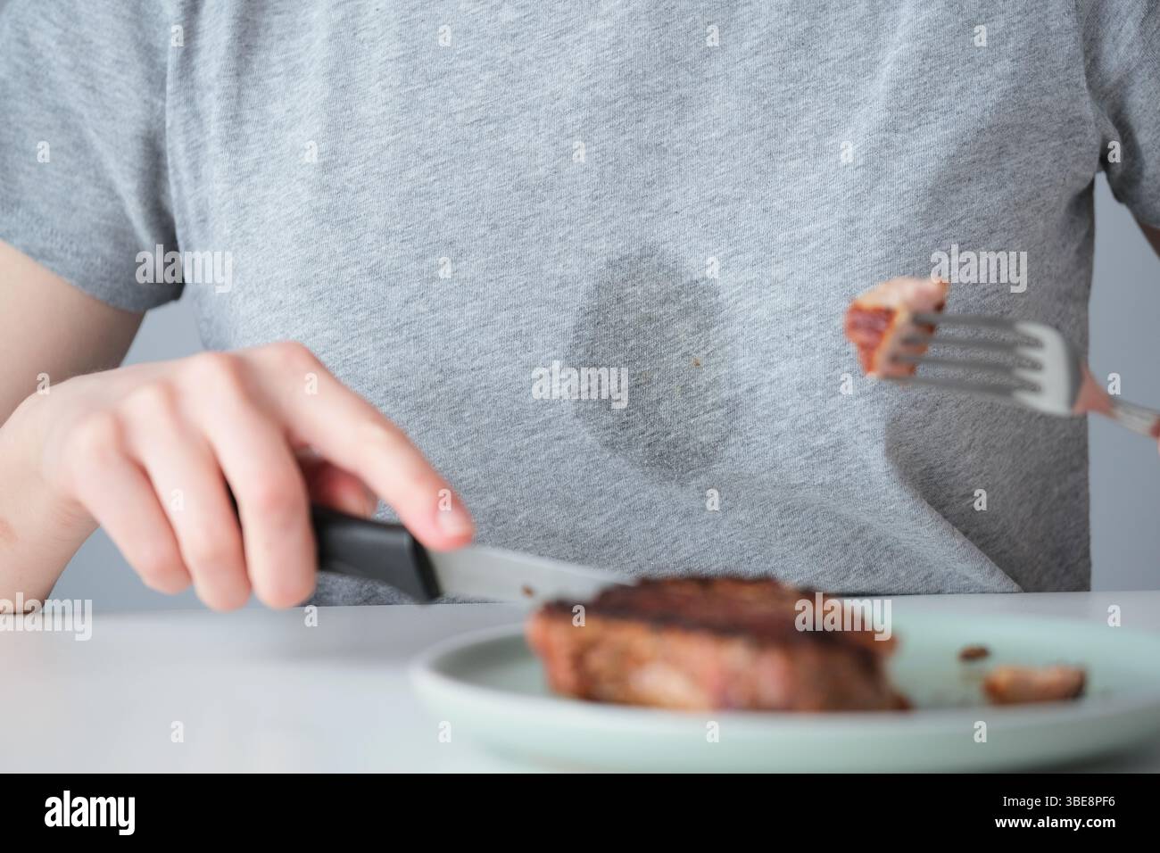 Greasy stain clothes hi-res stock photography and images - Alamy