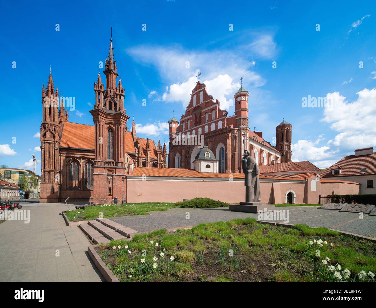 Church of St. Anna and church of St. Francis and St. Bernard, brick ...