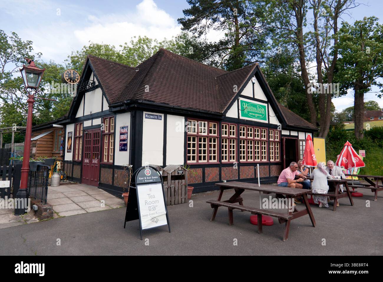 The Station Refreshment Rooms at Tenterden Station, on the K&ESR, was ...