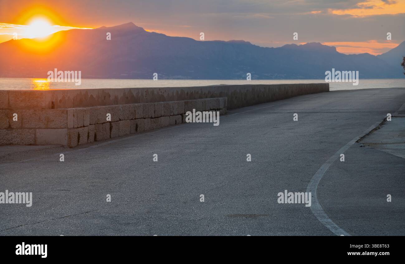 cgi backplate production.asphalt car park Stock Photo - Alamy