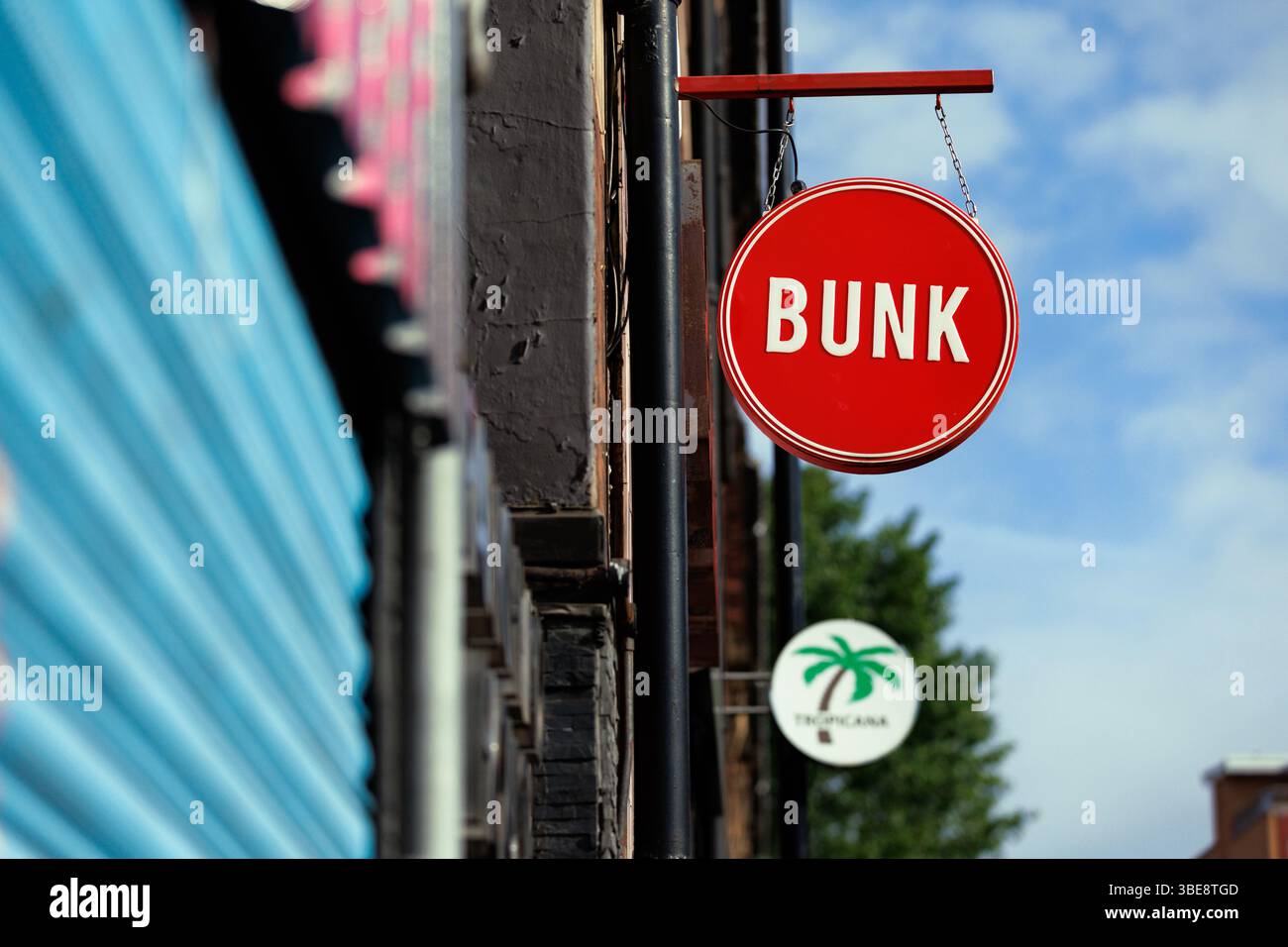 A branch of the restaurant chain Bunk in the United Kingdom in 2025 ...