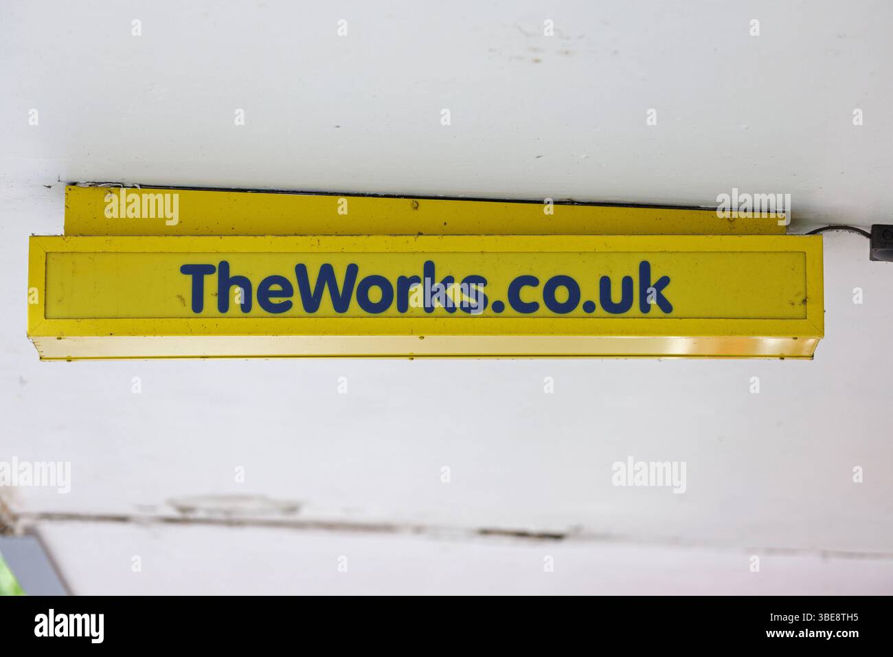 The Works (TheWorks.co.uk) store sign, logo Stock Photo - Alamy