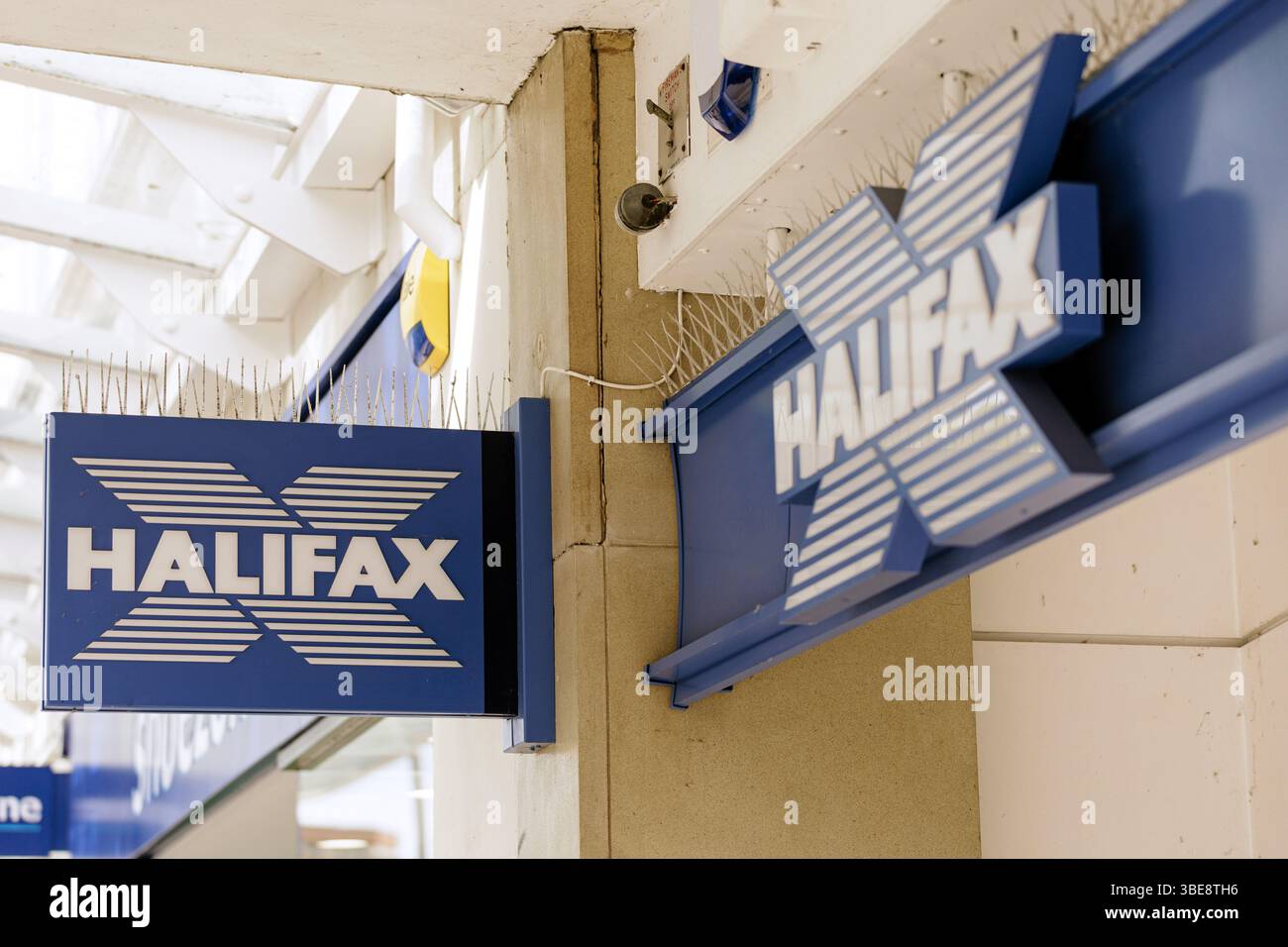 A branch of Halifax in the United Kingdom in May 2025. Halifax logo ...