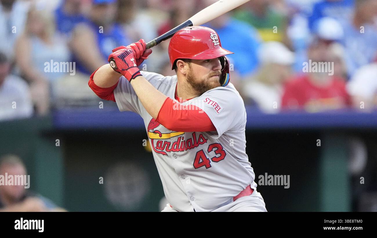 St. Louis Cardinals' Pedro Pages bats during the eighth inning of a ...