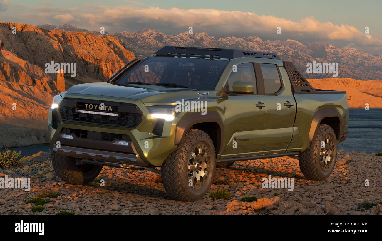 Toyota Tacoma 2024 with powerful hybrid powertrain and expedition ...