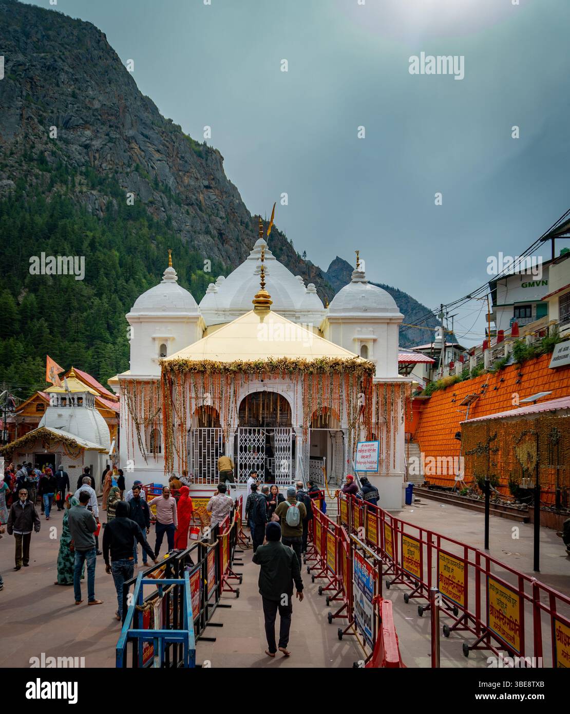 MAY 20TH 2025, Uttarakhand India. Devotees gather at Gangotri Dham, a ...