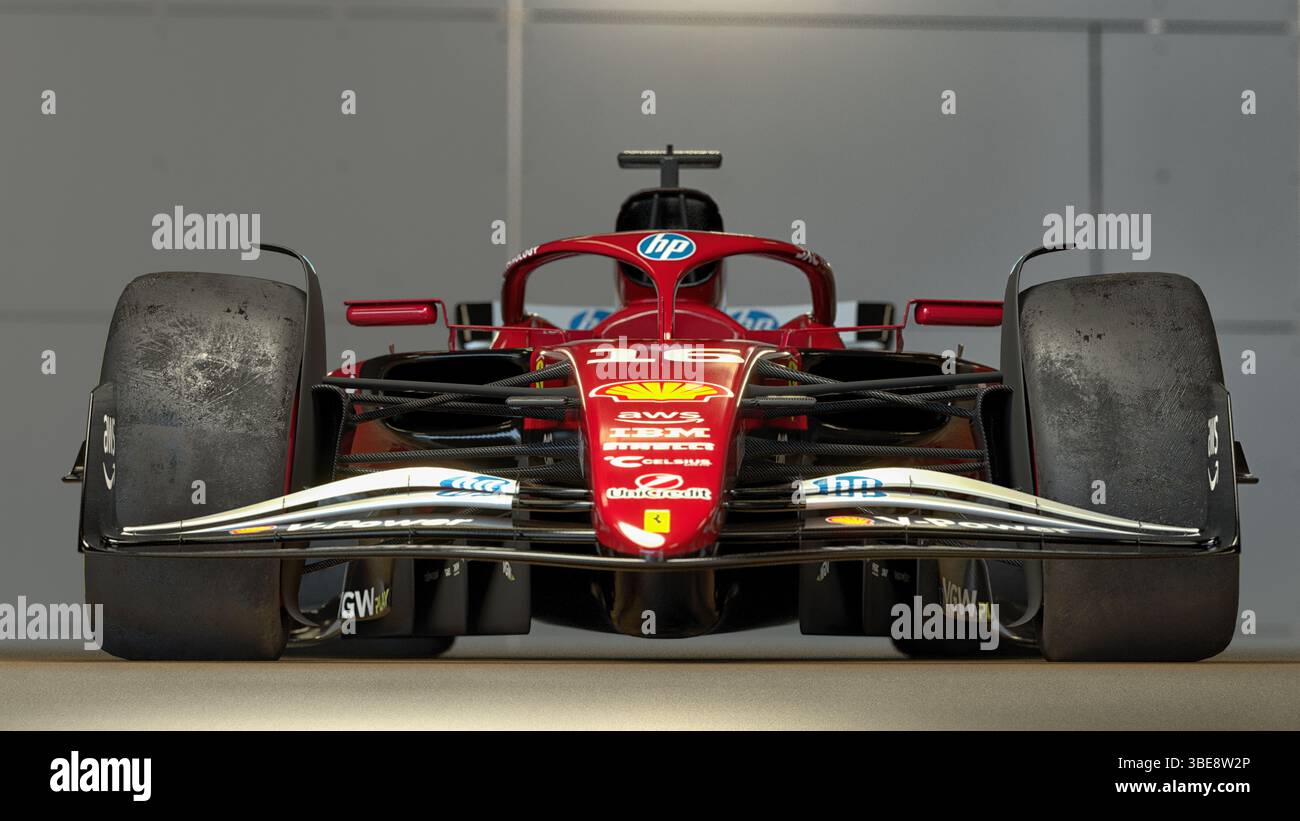 SF-25, The New 2025 Ferrari Single-Seater Stock Photo - Alamy