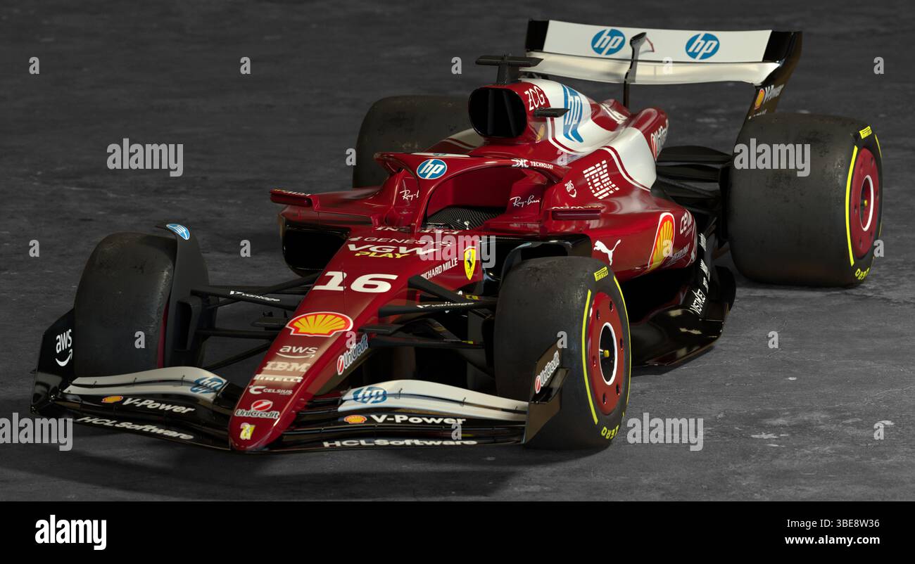 Ferrari f1 car 2025 hi-res stock photography and images - Alamy