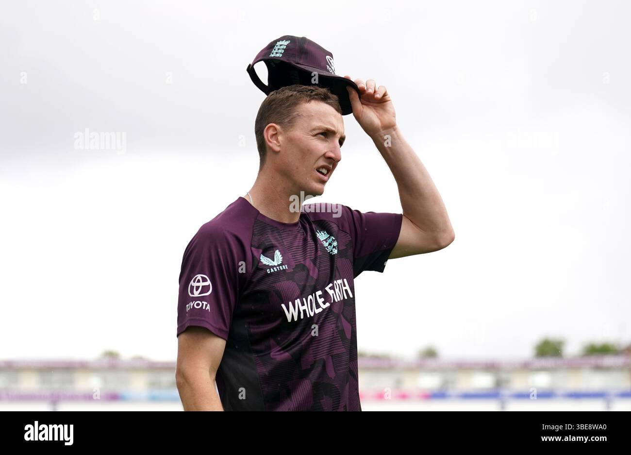 England's Harry Brook during a nets session at Edgbaston, Birmingham ...
