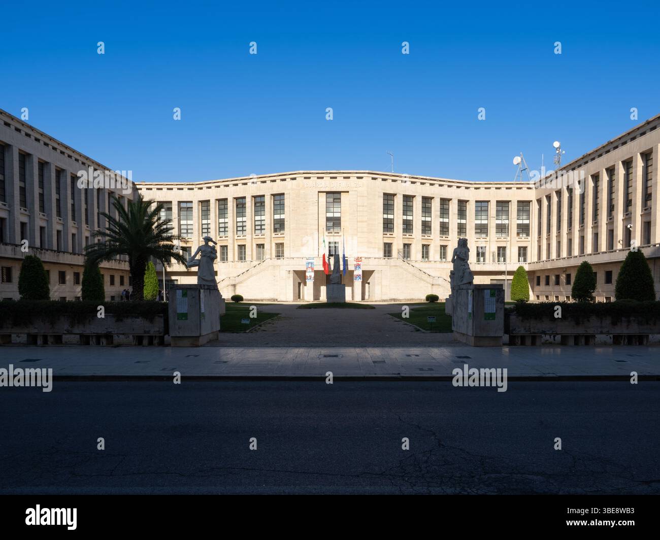 Palazzo M (Mussolini) in Latina, landmark building from the '30s in a ...