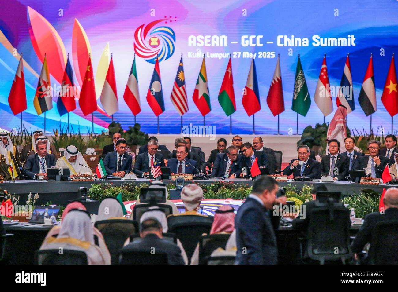 Nations leaders and delegate seen during the first ASEAN GCC China ...
