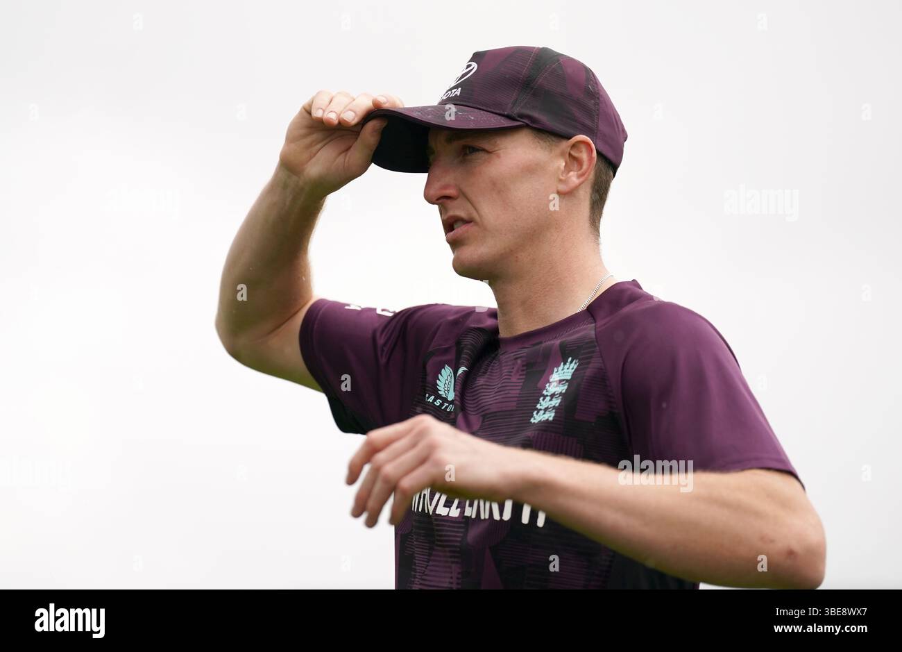 England's Harry Brook during a nets session at Edgbaston, Birmingham ...