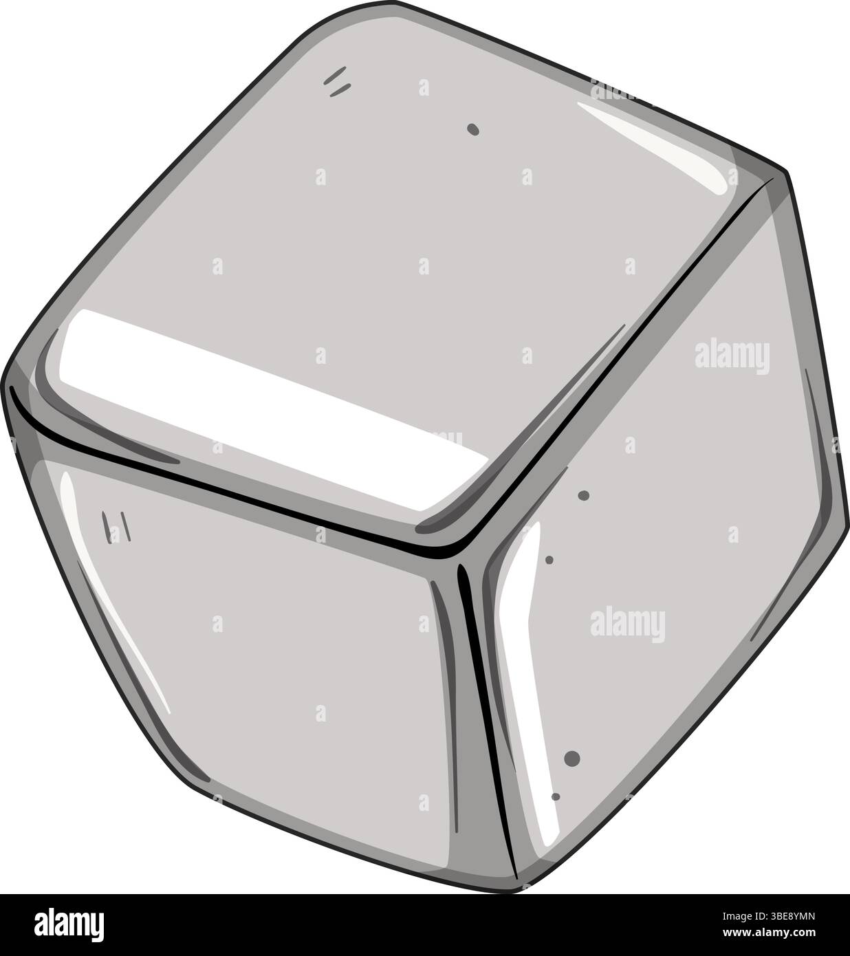 ecofriendly ice cubes reusable cartoon vector illustration Stock Vector ...