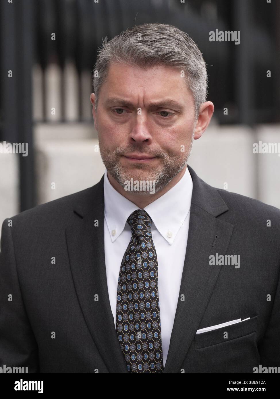 Director of BBC Northern Ireland, Adam Smyth outside the High Court in ...