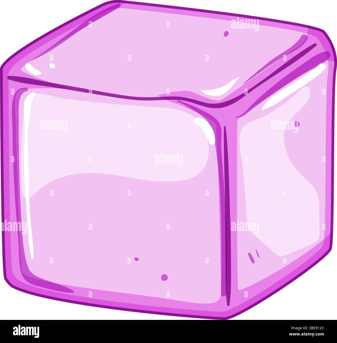 drinks ice cubes reusable cartoon vector illustration Stock Vector ...