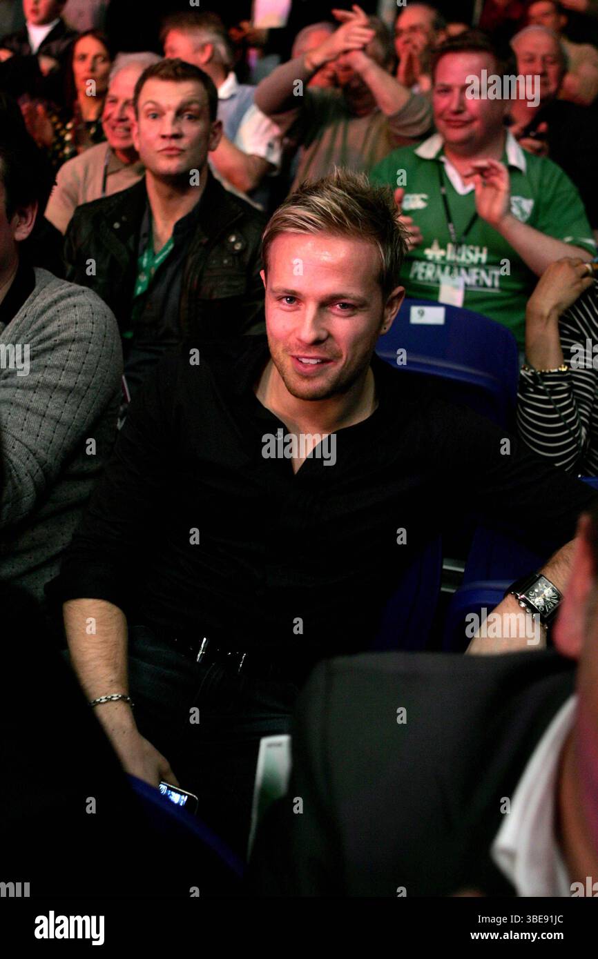 Nicky Byrne of Westlife at the Bernard Dunne vs. Ricardo Cordoba WBA ...