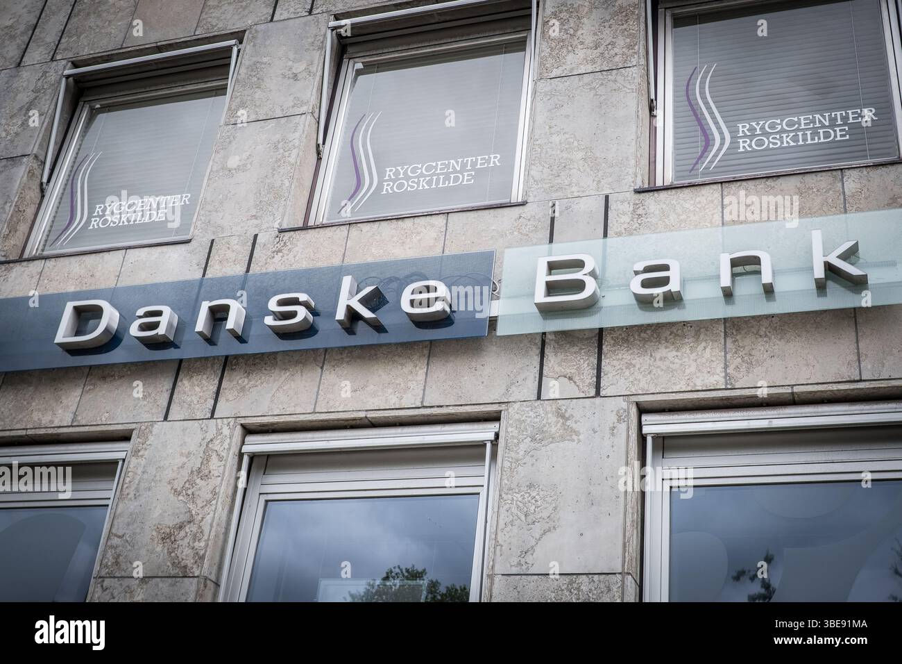 Roskilde, Denmark. 24th, May 2025. A branch of the Danish multinational banking and financial ...
