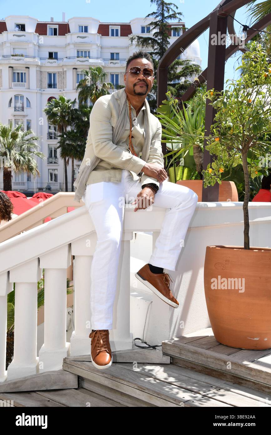 Cuba Gooding JR attends during day one of the 78th Cannes Film Festival ...