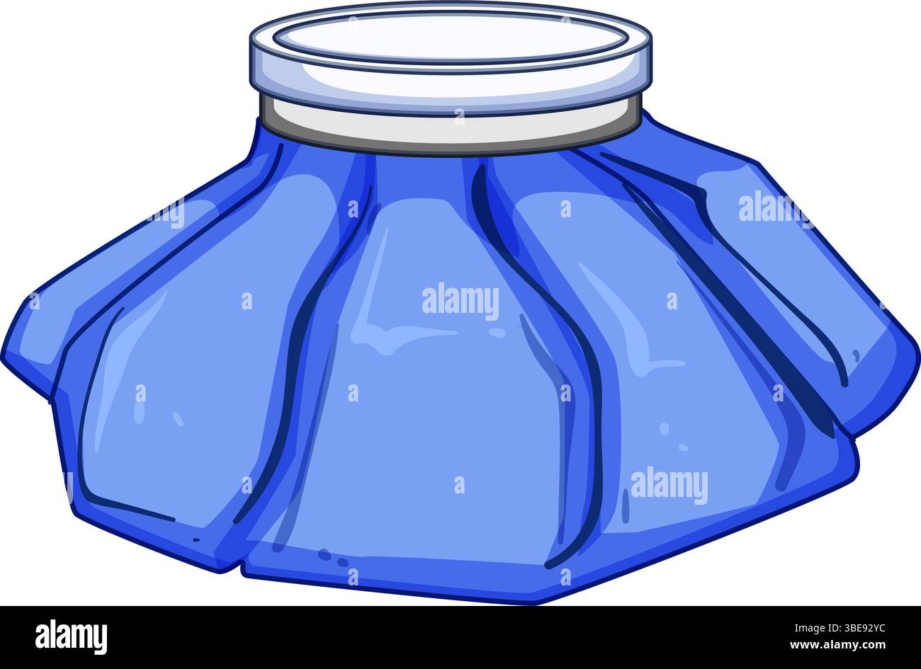 gel ice pack for injuries cartoon vector illustration Stock Vector ...