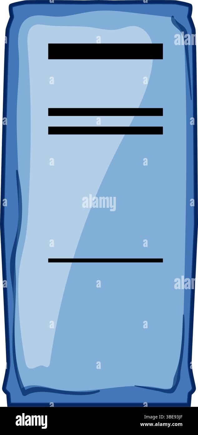 inflammation ice pack for injuries cartoon vector illustration Stock ...