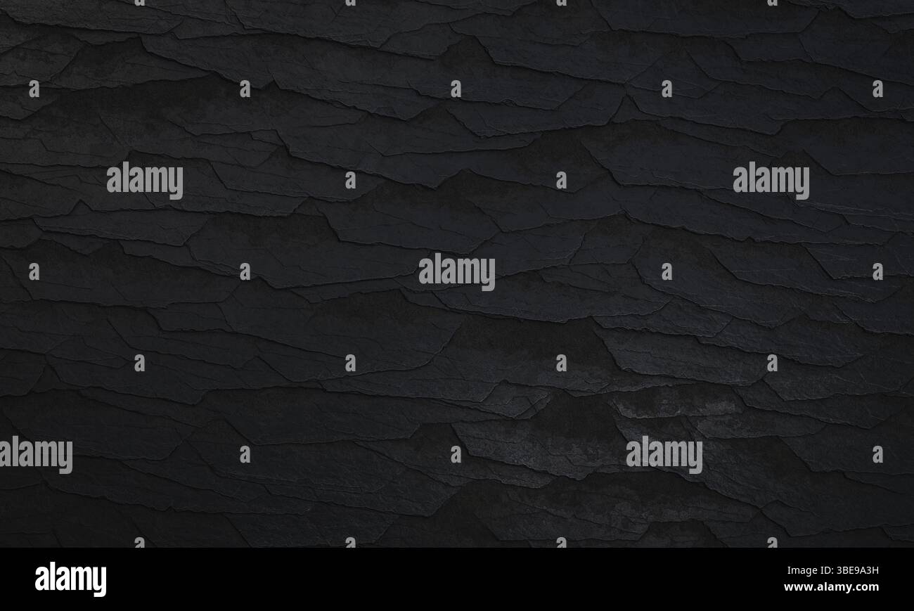 Dark stone texture forming a rough and natural background 3d Stock ...