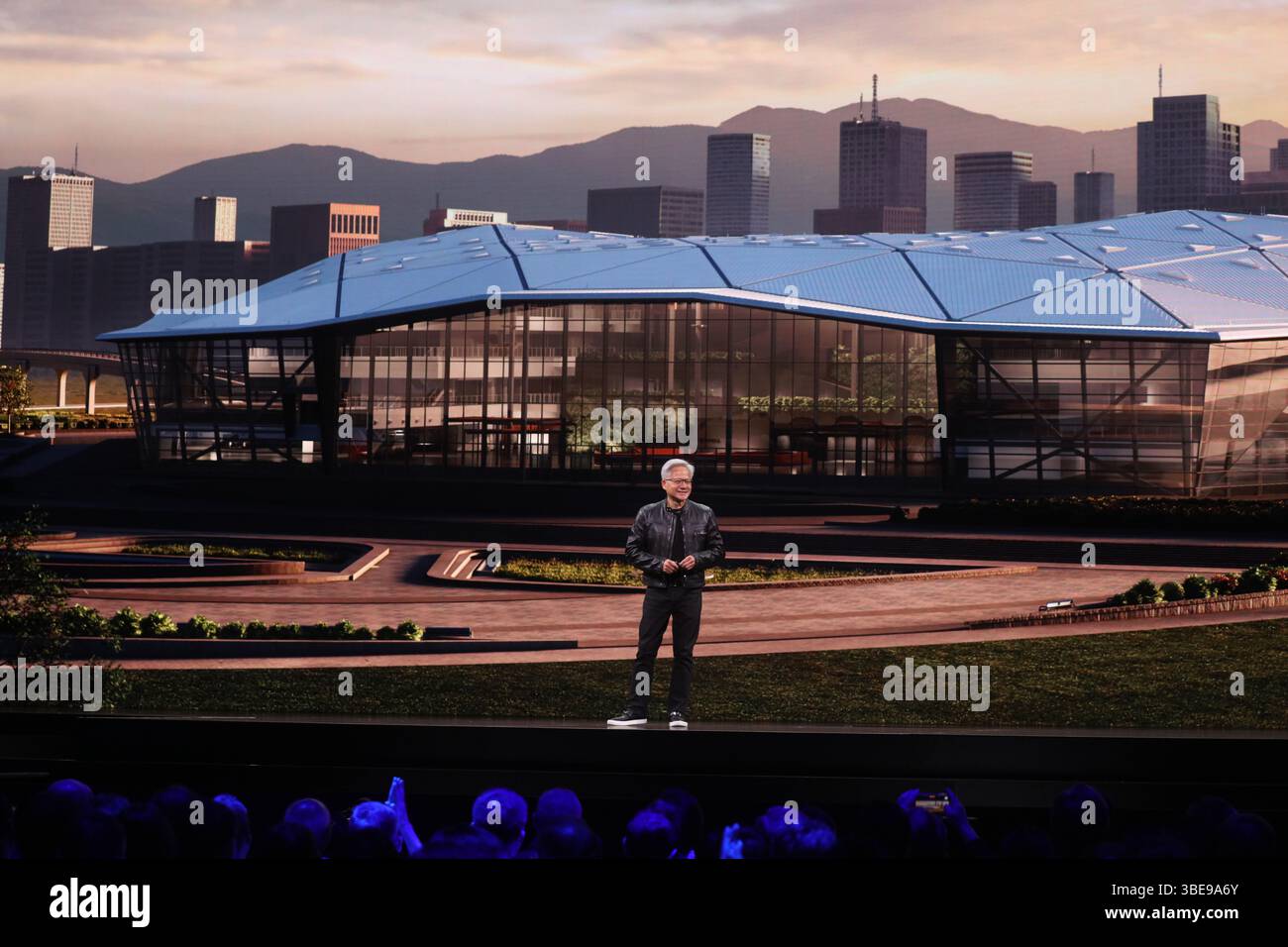 Nvidia Founder, President and CEO Jensen Huang speaks in Taipei on May ...