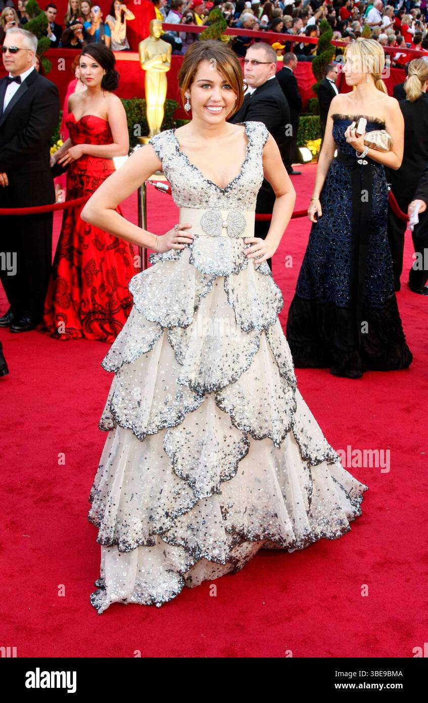 Miley Cyrus at the 81st Annual Academy Awards in Los Angeles - 22 ...
