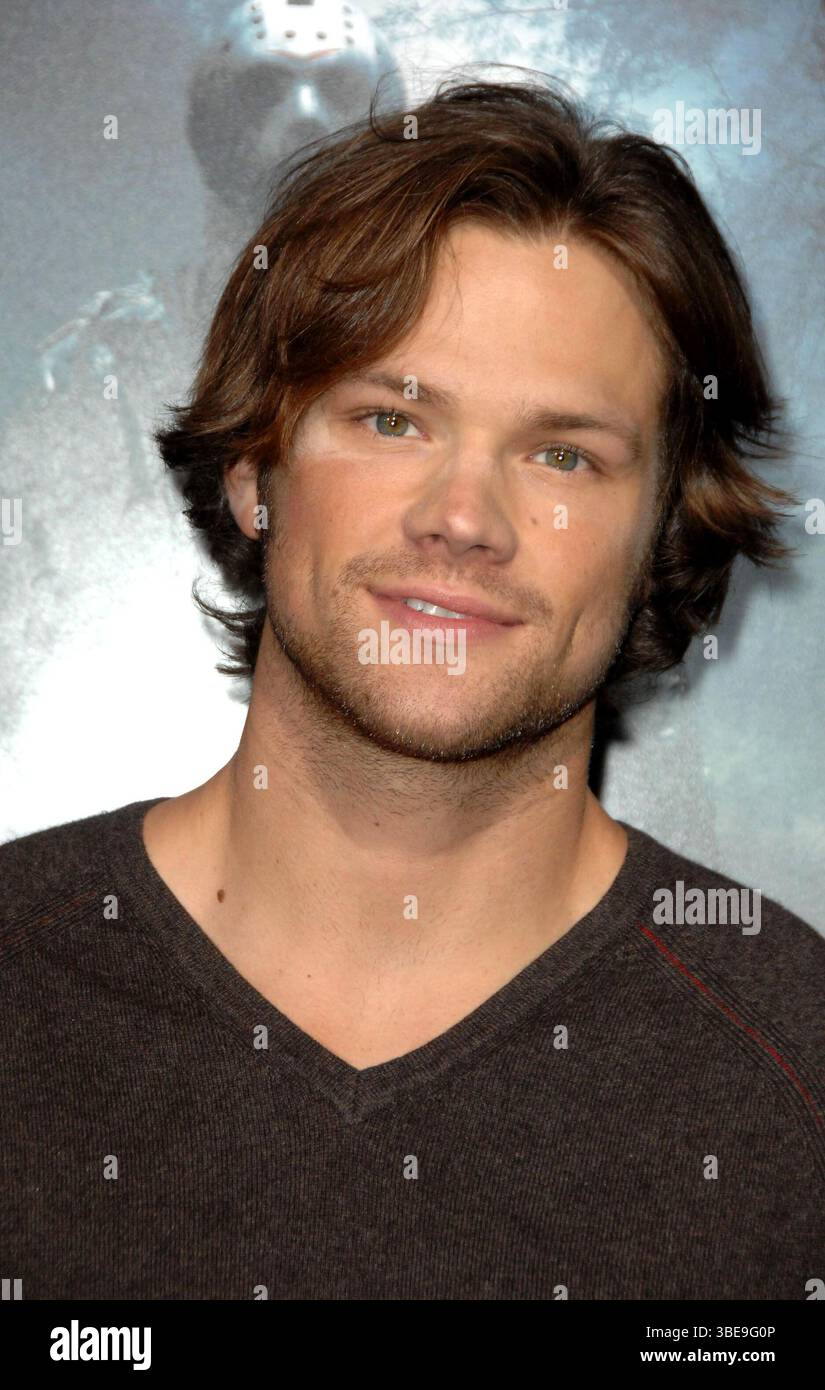 Jared Padalecki at the premiere of "Friday the 13th" held at Grauman's ...