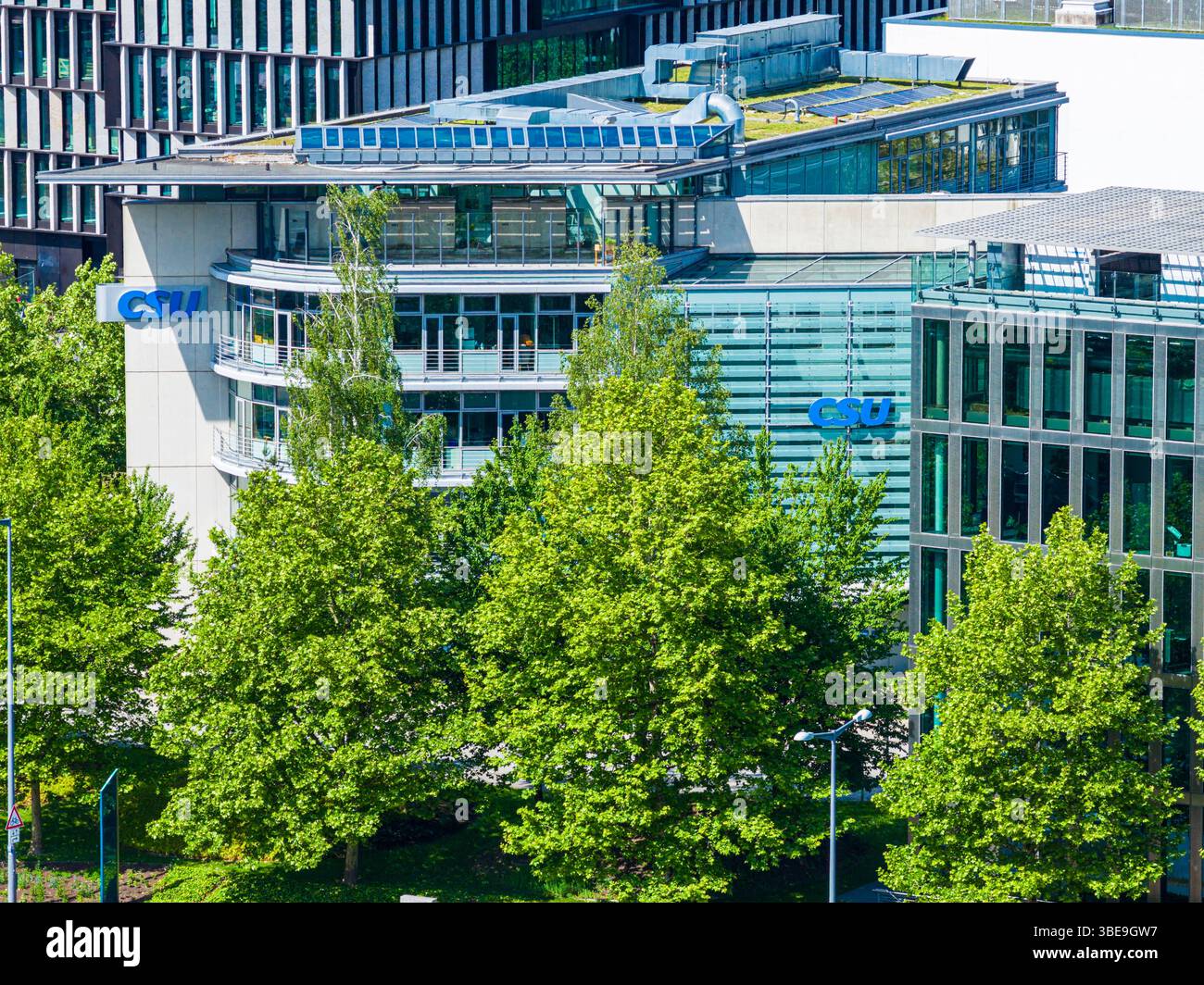 MUNICH, GERMANY - MAY 25, 2025: Headquarters of conservative Christian ...