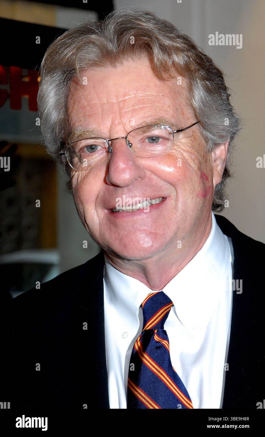 Jerry Springer at photocall to promote him as the new Billy Flynn ...