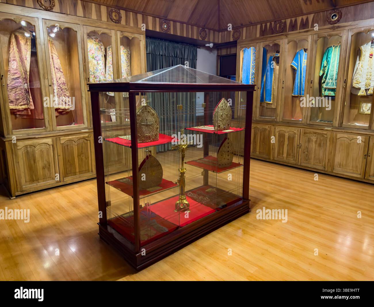 The Treasure Room in the museum of the Quito Metropolitan Cathedral in ...