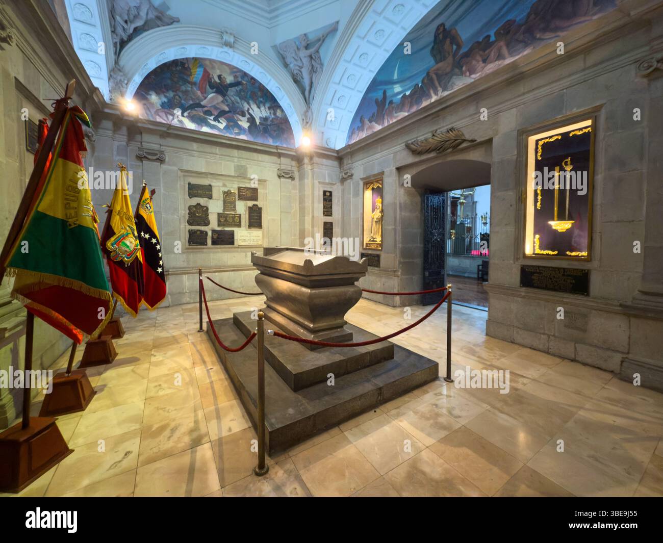 The tomb of Antonio José de Sucre, liberator of Ecuador & Peru, in the ...