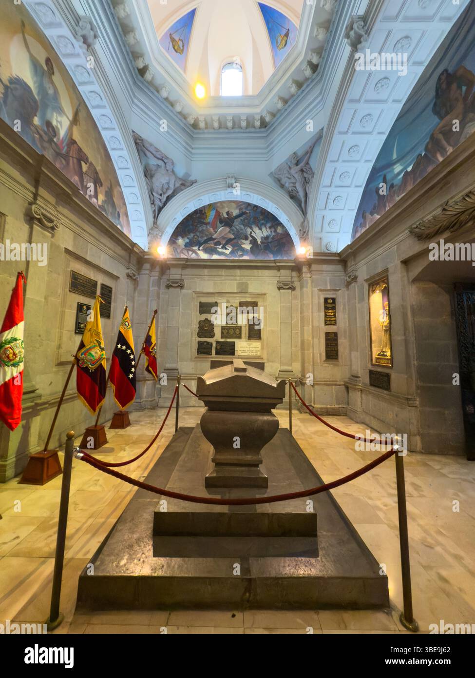 The tomb of Antonio José de Sucre, liberator of Ecuador & Peru, in the ...