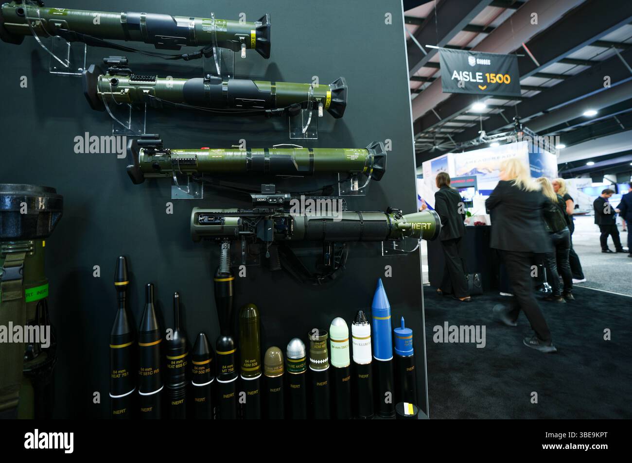 Ottawa, Canada. 30th May, 2024. People attend the Canadian Association of Defence and Security ...