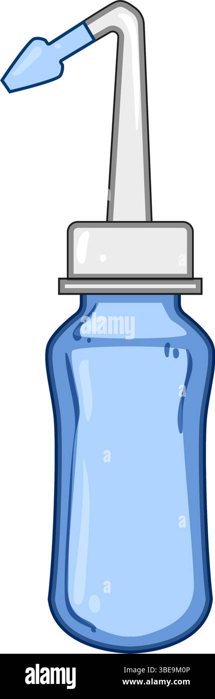 Decongestant nasal spray bottle Stock Vector Images - Alamy
