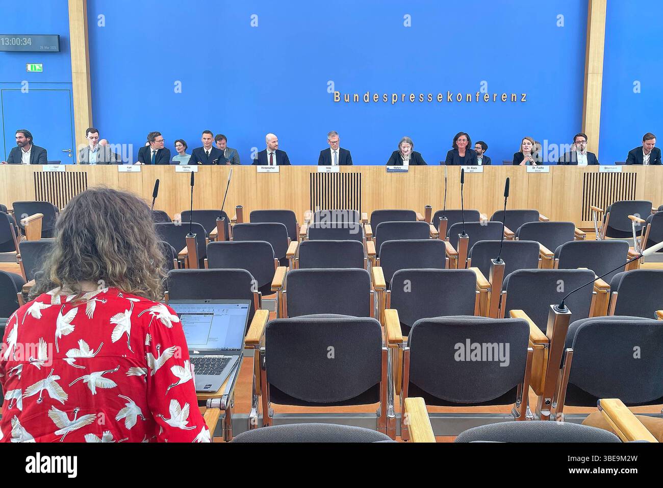 Berlin, Deutschland, 28.05.2025: Bundespressekonferenz ...