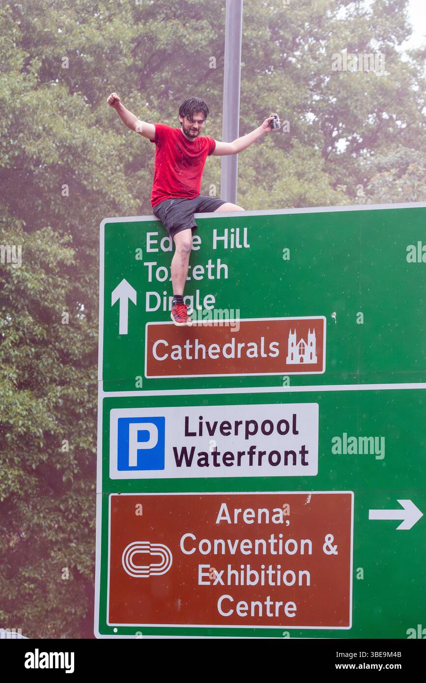 Liverpool Football Club Premier League Champions victory parade through ...