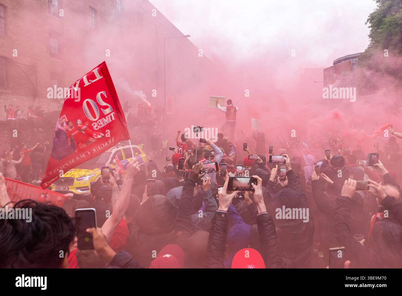 Police security at liverpool fc hi-res stock photography and images - Alamy