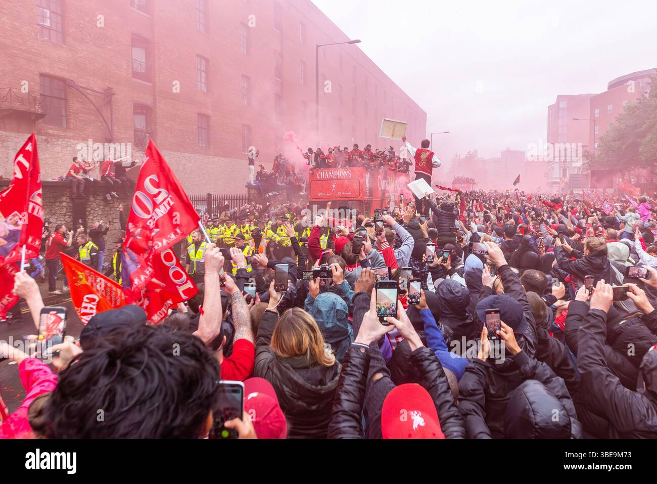 Liverpool Football Club Premier League Champions victory parade through ...