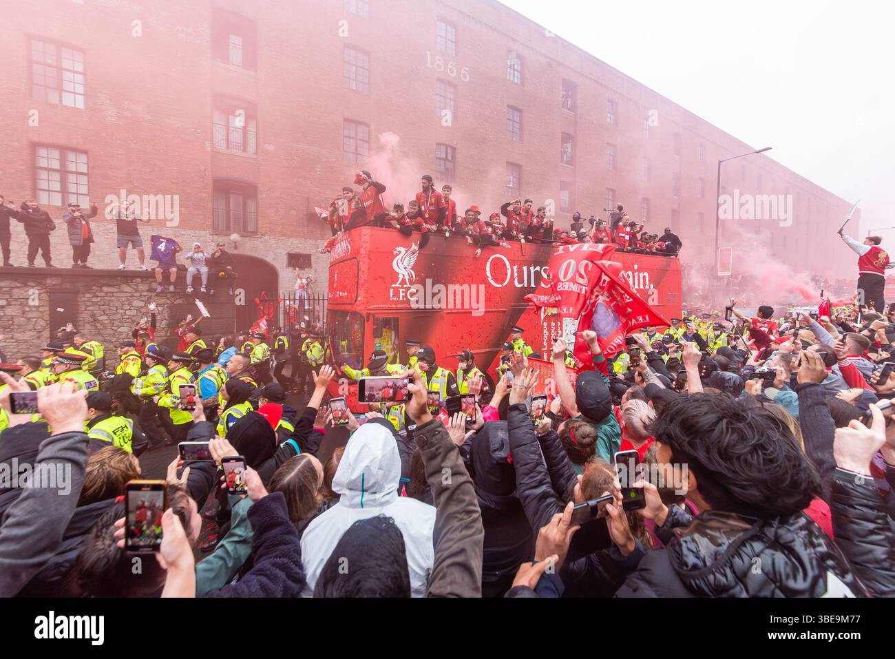Liverpool Football Club Premier League Champions victory parade through ...