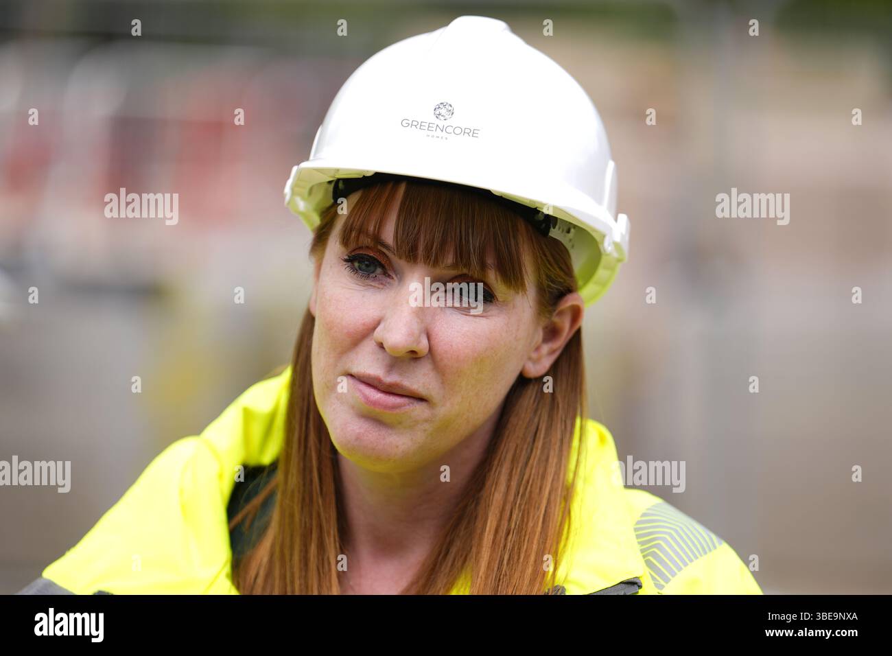 Deputy Prime Minister Angela Rayner visiting a new housing development ...