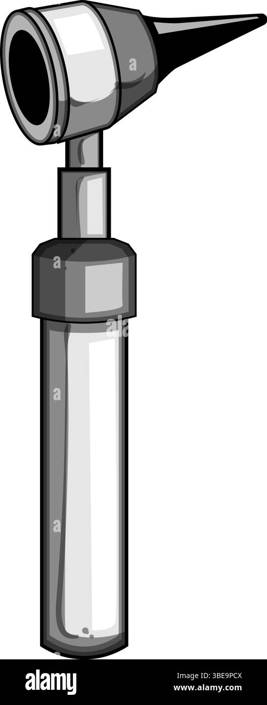 inspection otoscope cartoon vector illustration Stock Vector Image ...