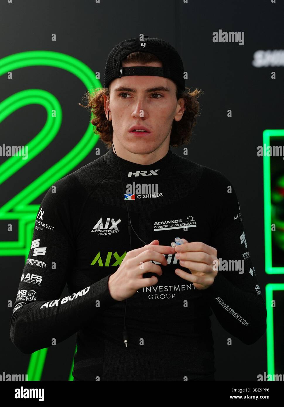 AIX Racing driver Cian Shields at the Autodromo Internazionale Enzo e ...