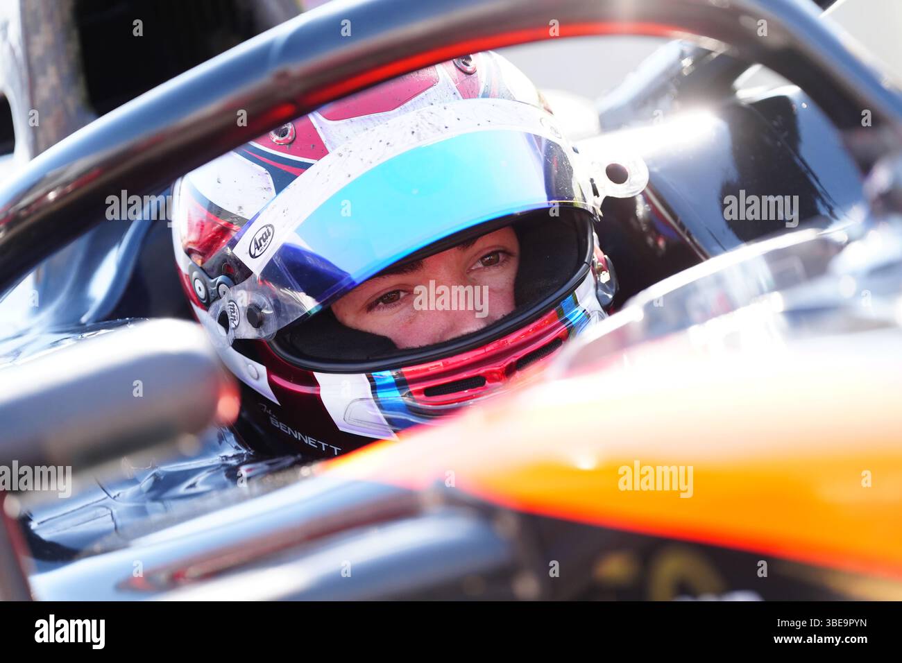 Van Amersfoort Racing driver John Bennett at the Autodromo ...