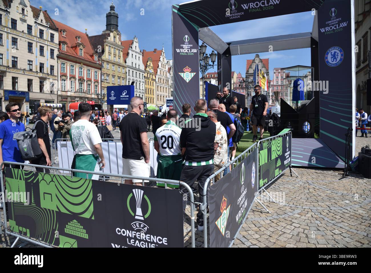 Wroclaw, Poland - 27th May 2025. Conference League final in Wroclaw ...