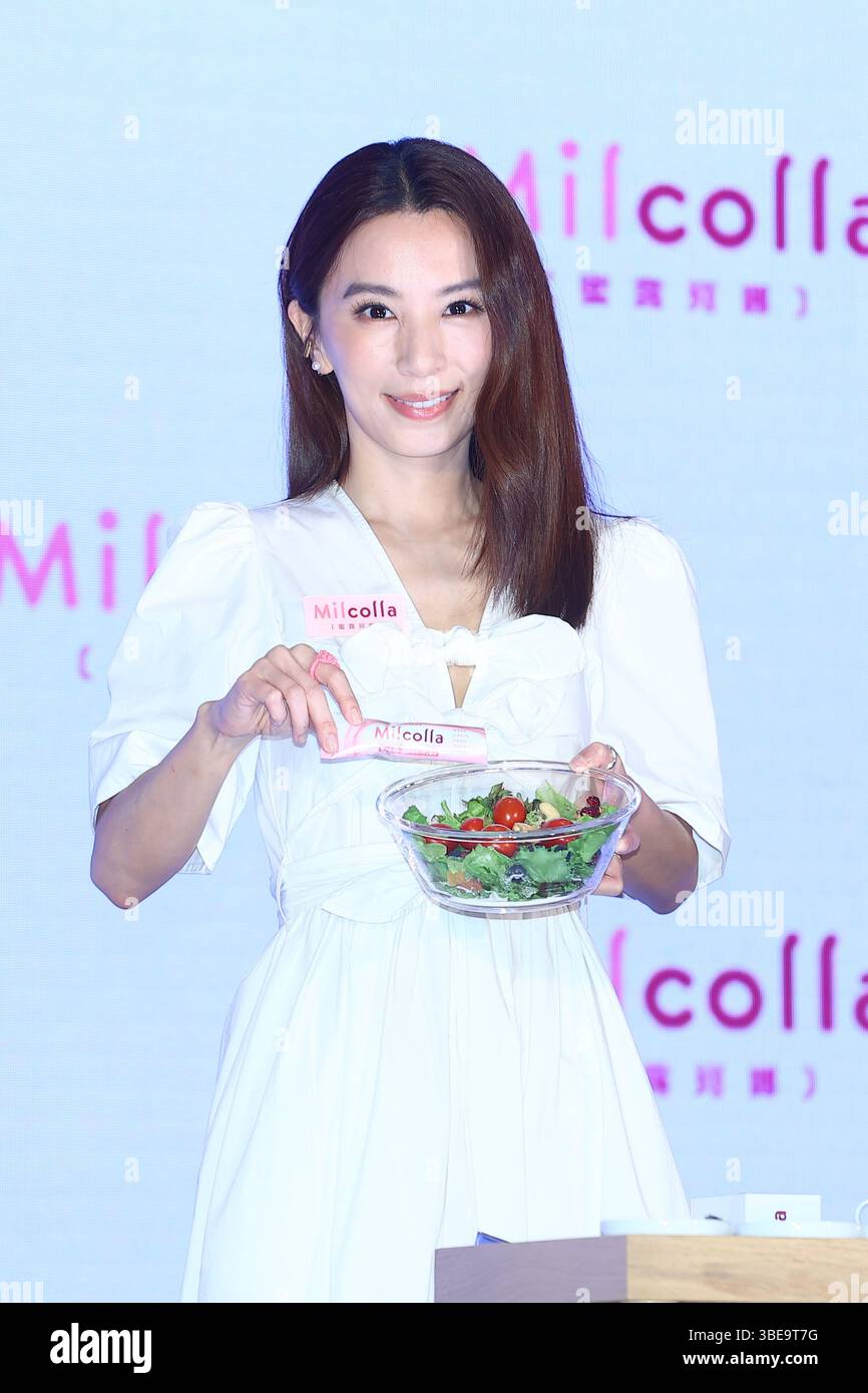 TAIPEI, CHINA - MAY 28, 2025 - Female singer Hebe Tien participated in ...