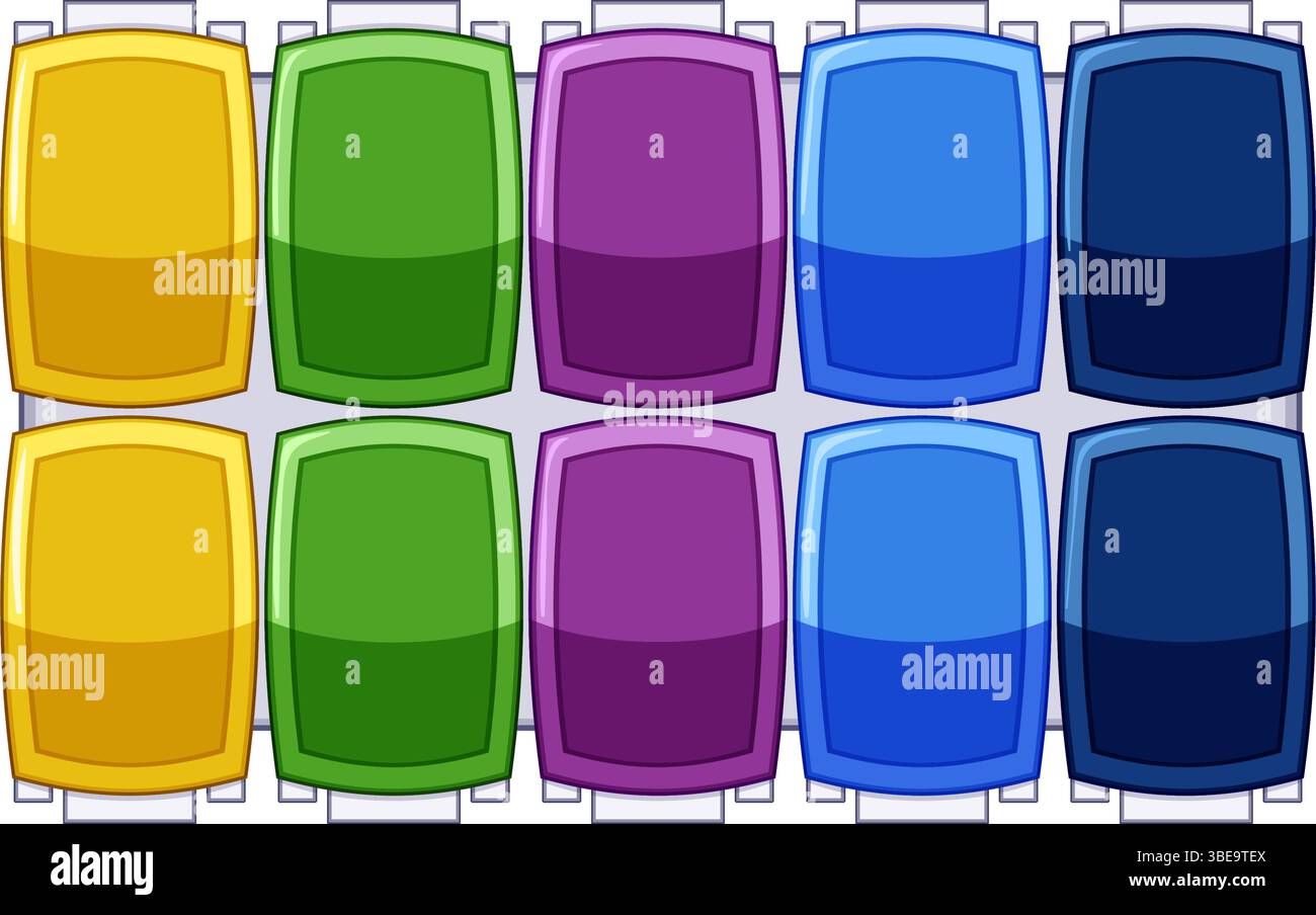 compact pill organizer cartoon vector illustration Stock Vector Image ...