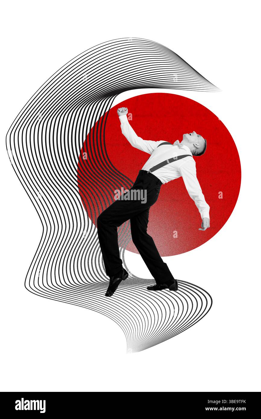 Creative 3d graphics collage Cut Out Stock Images & Pictures - Alamy