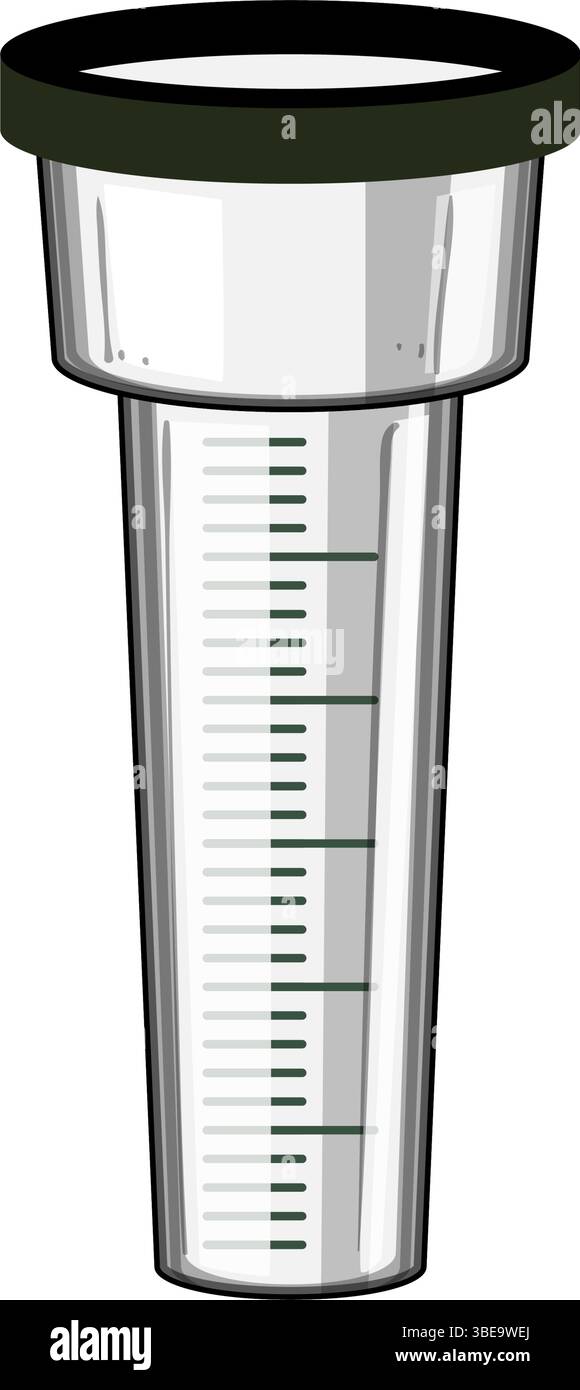 measurement rain gauge cartoon vector illustration Stock Vector Image ...