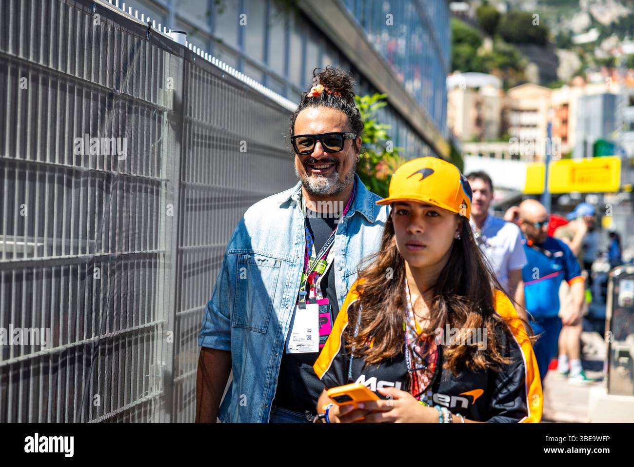 Alessandro Borghese, italian chef and tv star, arrives at the circuit ...